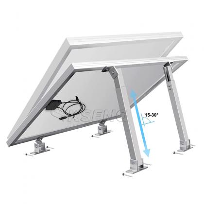 Adjustable Tilt Solar Panel Mounting System with Front and Rear Leg Brackets Manufacturers