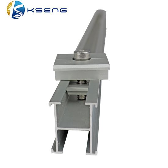 R043 Waterproof Solar Rail for Carport/Pergola/BIPV Roof Manufacturers