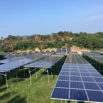 Solar Ground Mount System Use Double Flange Tube Ground Screw Manufacturers