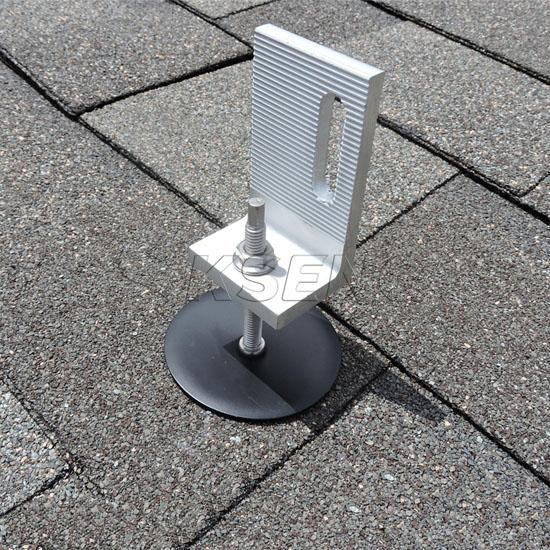 Asphalt Roof Solar Mounting L Feet Kit With EPDM or Flashing Manufacturers
