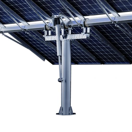 Land Metal Solar Racks System Single Post Tilt Solar Brackets Solar ...